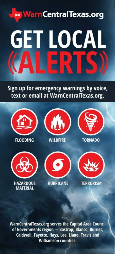 Warn Central Texas ⋆ Capital Area Council of Governments (CAPCOG)